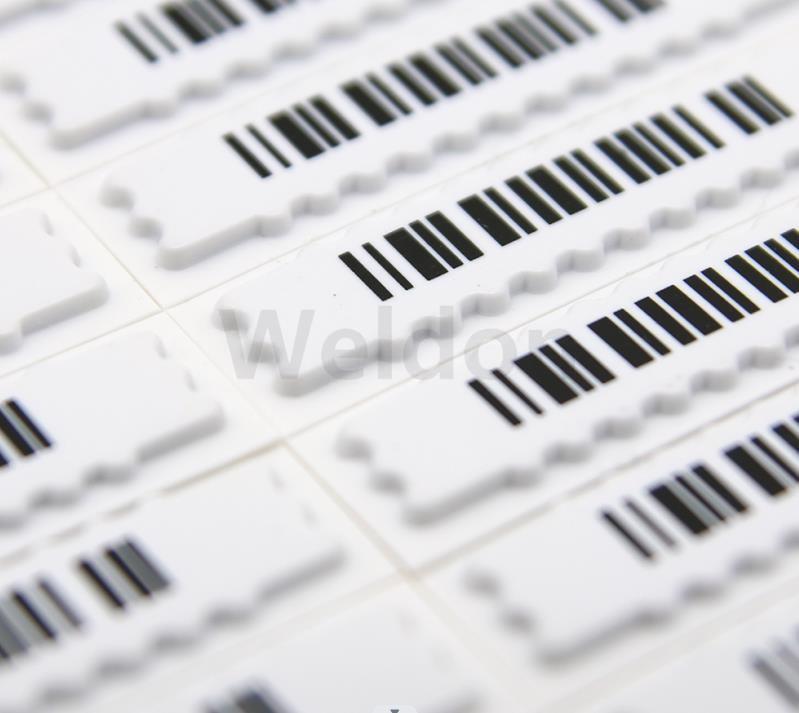 AM 58Khz Alarm System AM DR Soft Label EAS Plastic DR Barcode Labels ...